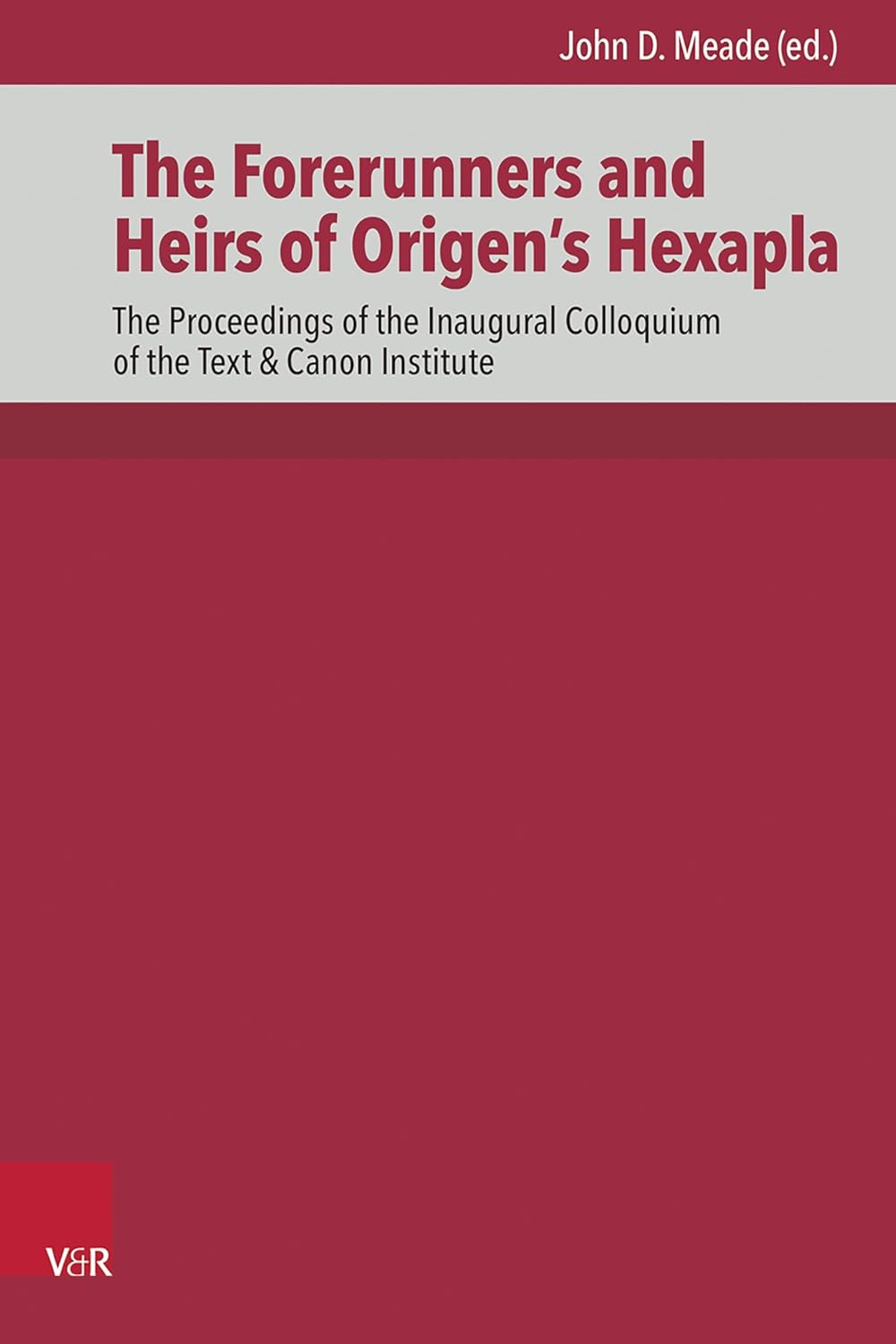 The First Parallel Bible